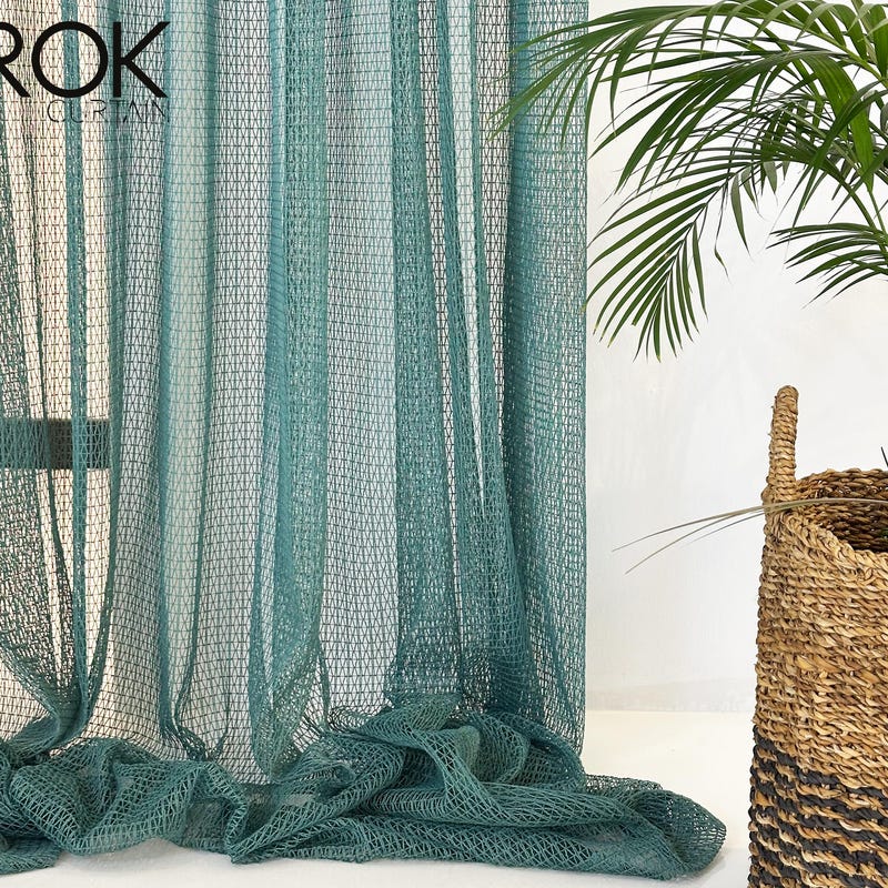 Knit Curtains - Etsy