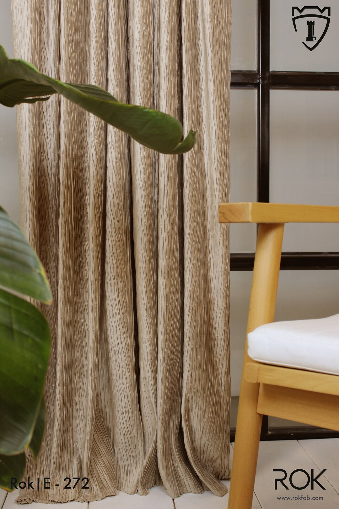 Pinch Pleat Chic and Luxe Plisse Velvet Curtain, Plisse Pleated ...