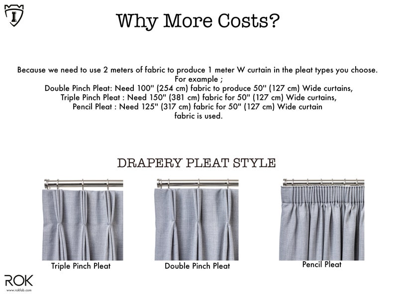 Pinch Pleat Blue Velvet Curtain, 35 Color Options, Custom Velvet Drapes ...