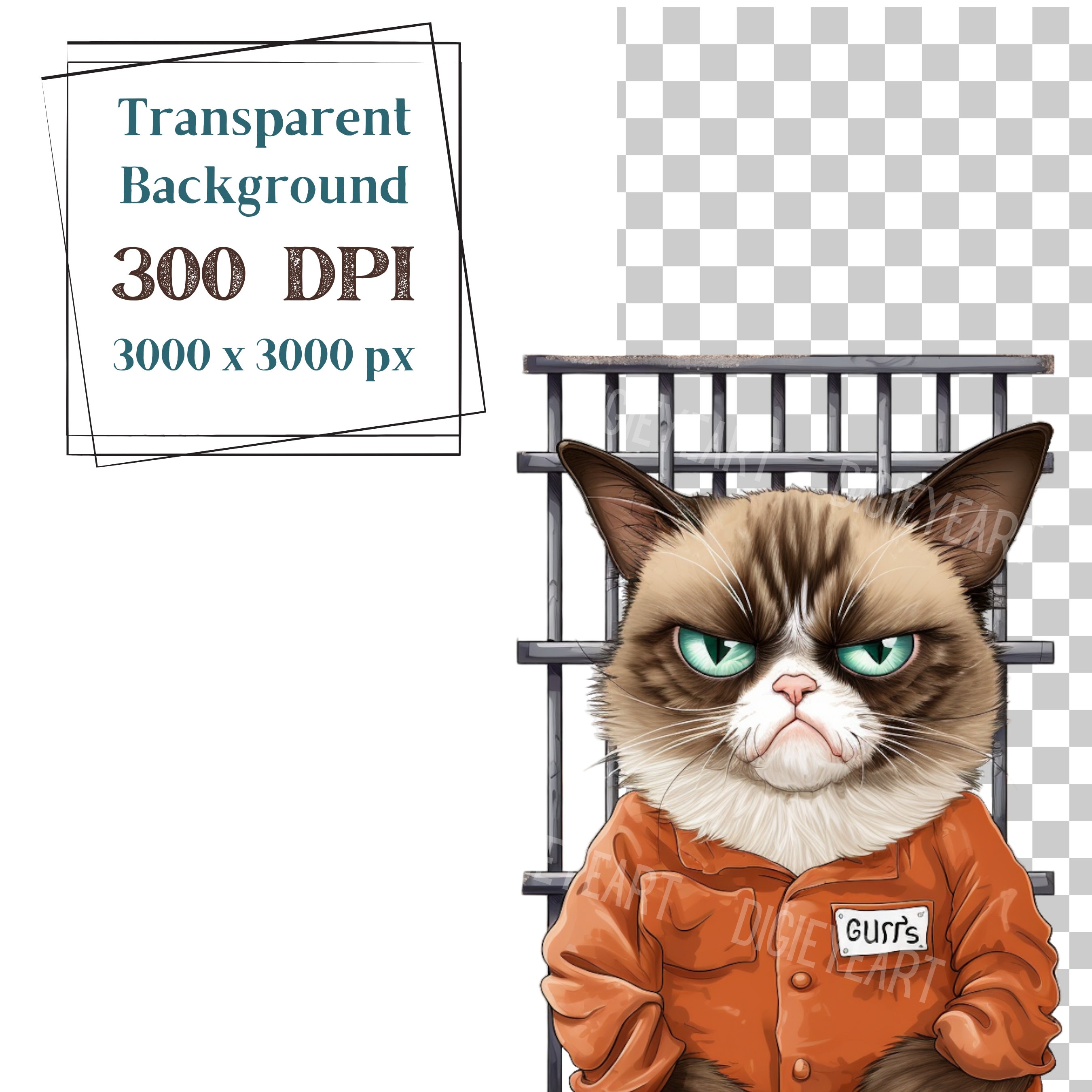Grumpy Cat Transparent Background
