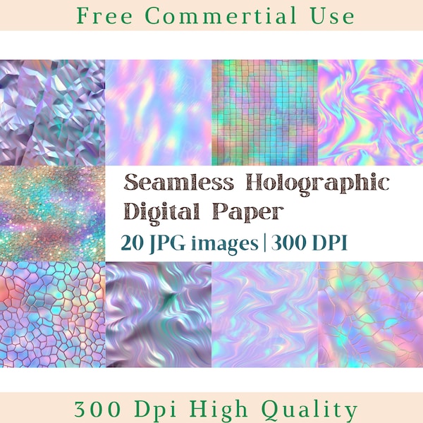 Holographic Paper - Etsy