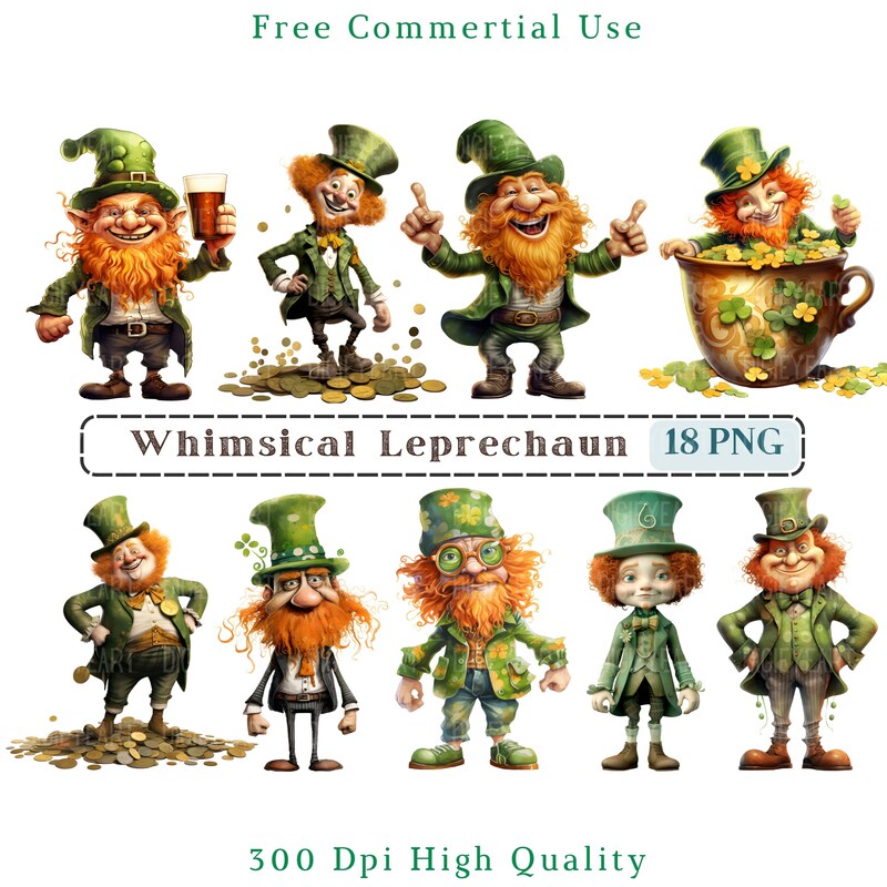 Leprechaun Hat Clipart - Etsy