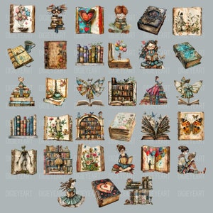 Watercolor Books Clipart, Book Lovers Clip Art, Book Jpg, Books Images ...