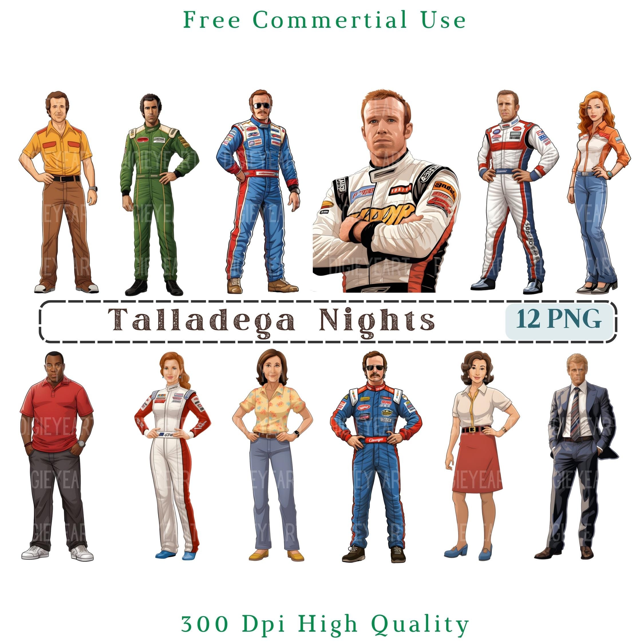 Talladega Nights Clipart, Ricky Bobby Clip Art, Movie Image, Ricky ...