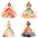 Watercolor Princess Clipart Princess Clip Art Cute Ladies - Etsy