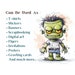 Frankenstein's Monster Clipart, Halloween Clip Art, Monster Jpg, Spooky ...