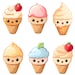 Kawaii Ice Cream Clipart, Kawaii Ice Cream Clip Art, Cream Png, Ice ...