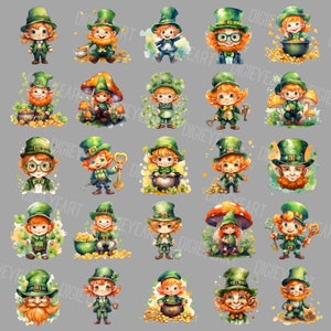 Watercolor Leprechauns Clipart, Leprechaun Clip Art, Fairy Jpg ...