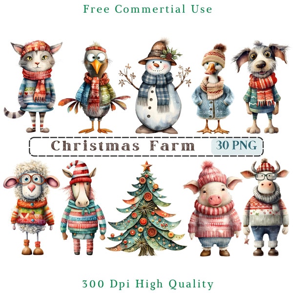 Christmas Clip Art - Etsy