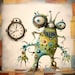 Whimsical Monsters Clipart, Quirky Monster Clip Art Png, Funny ...