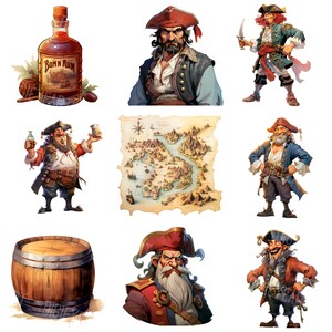 Pirates Clipart, Sea Rovers Clip Art, Raiders Image, Cute Pirate Images ...