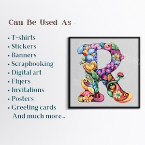 Whimsical Alphabet Clipart, Letters CU Clip Art, Funny Initials PNG ...
