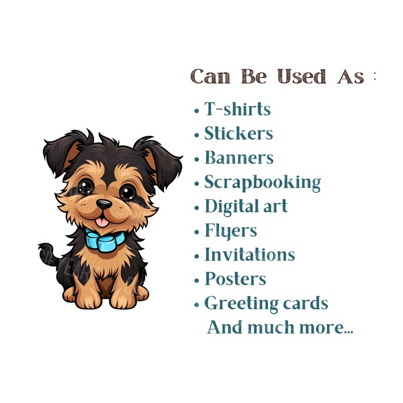 Kawaii Cute Dogs Clipart Kawaii Dog Clip Art Puppies Png - Etsy
