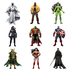 Marvel Superheroes Clipart, Adventures Clip Art Png, Hulk, Iron Man ...