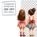Best Friends Clipart, Bestie Girls CU Clip Art, Children Image, Cute ...