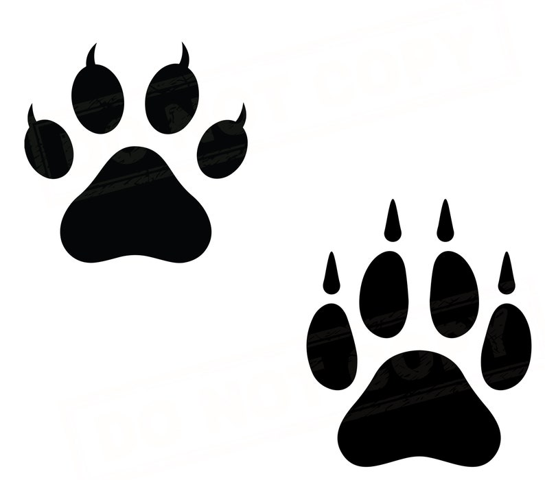 Dog Paw SVG, Animal Paw SVG, Dog Foot Print | Svg, Dxf, Png, Jpg, Pdf ...