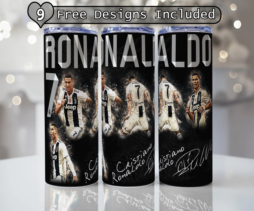 Ronaldo Cr 7 Straight Skinny Tumbler Wrap 20 Oz & 30 Oz Sublimation ...