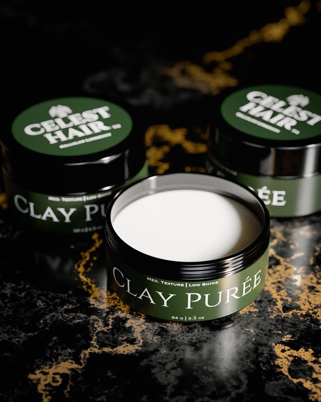 Natural Texture Clay Men's Hair Styling (medium Hold, Matte Finish ...