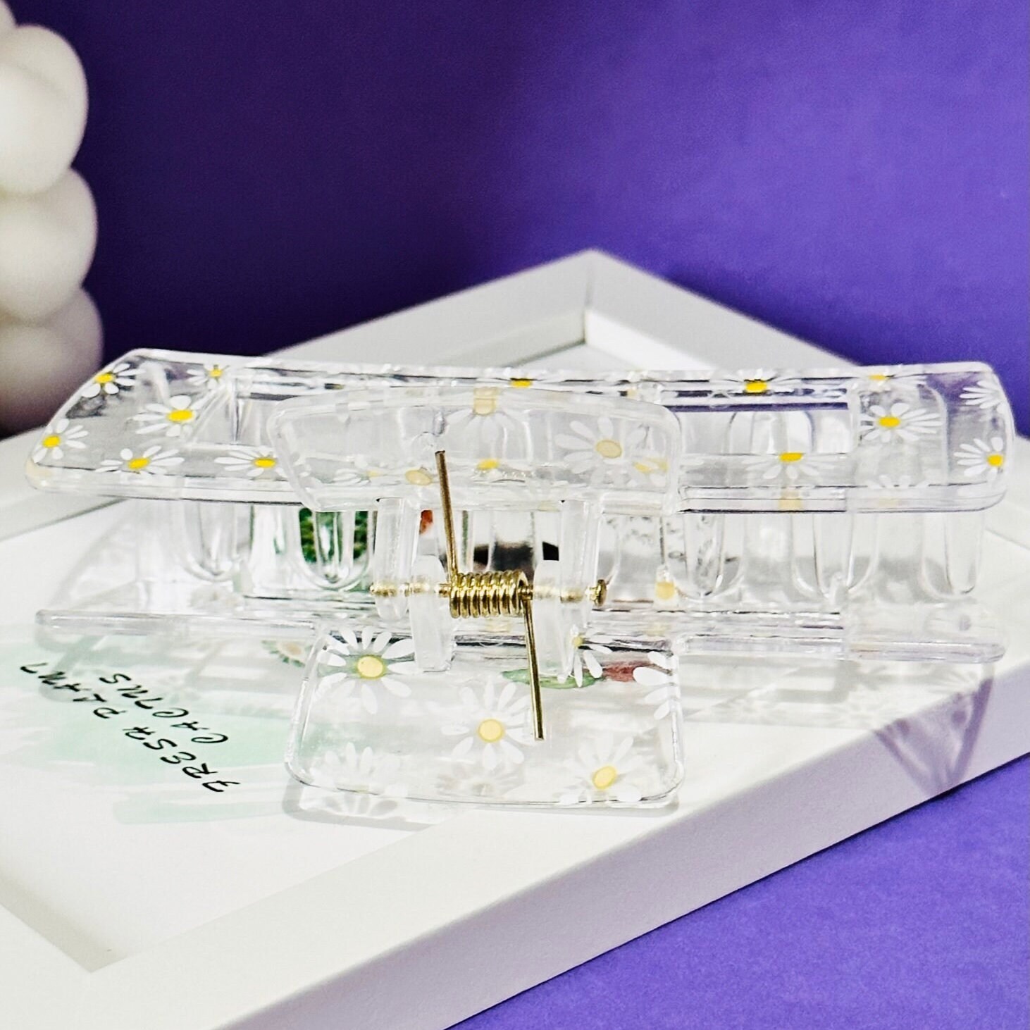 3 Pcs Hair Claw Clip Swan Hair Claw Clip Mushroom Hair Claw - Etsy UK