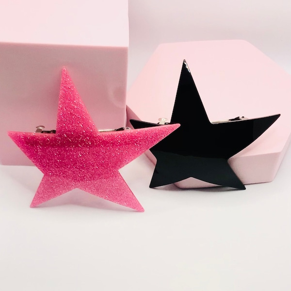 Star Hair Clips - Etsy