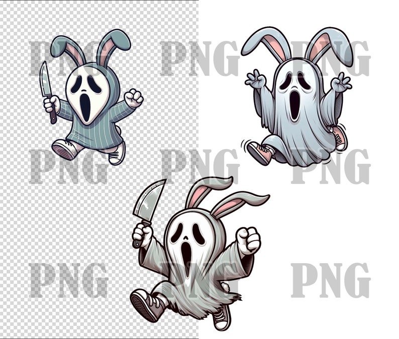 13 Files Horror Characters PNG, Horror Movies PNG, Horror Bundle PNG ...