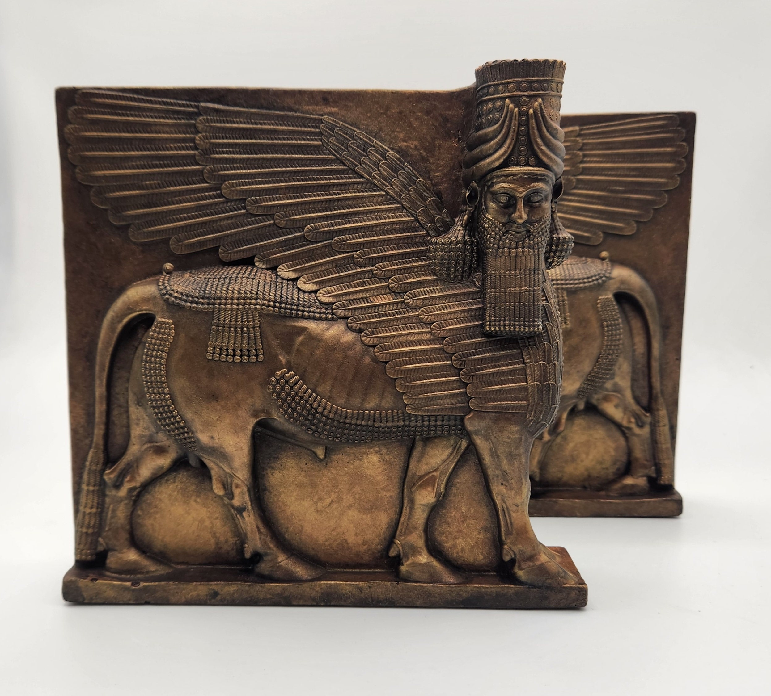 Assyrian Lamassu Pair 15cm - Etsy