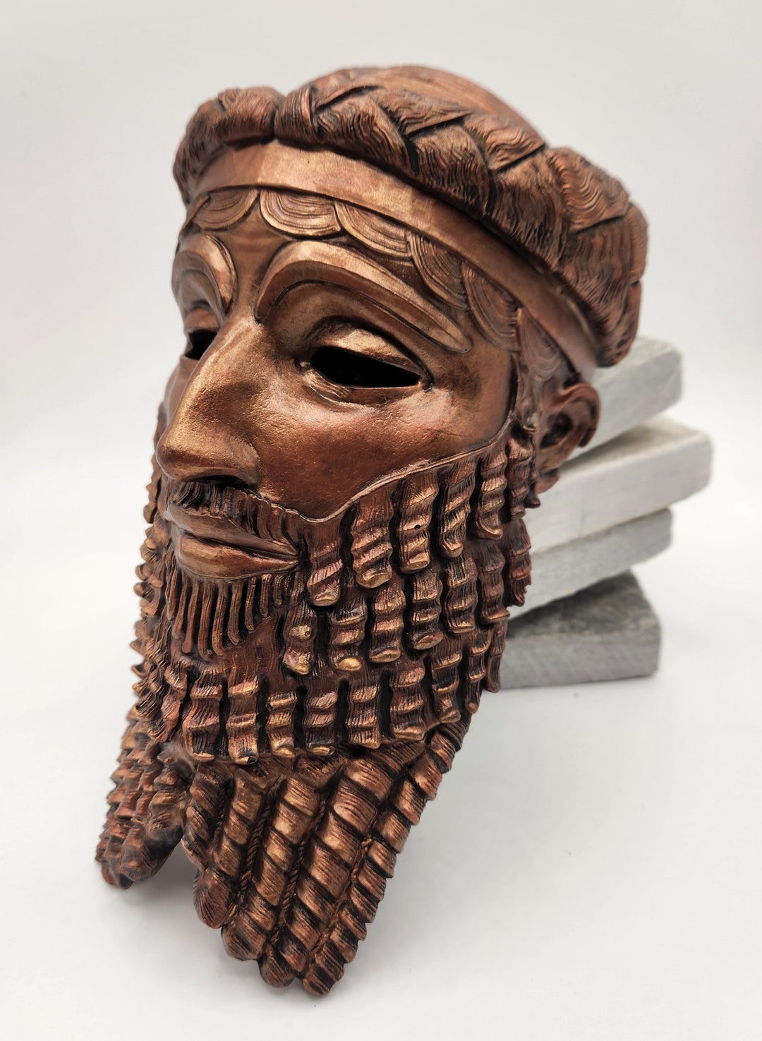 Sargon of Akkad Historical Artifact Museum Replica Handcrafted Statue ...