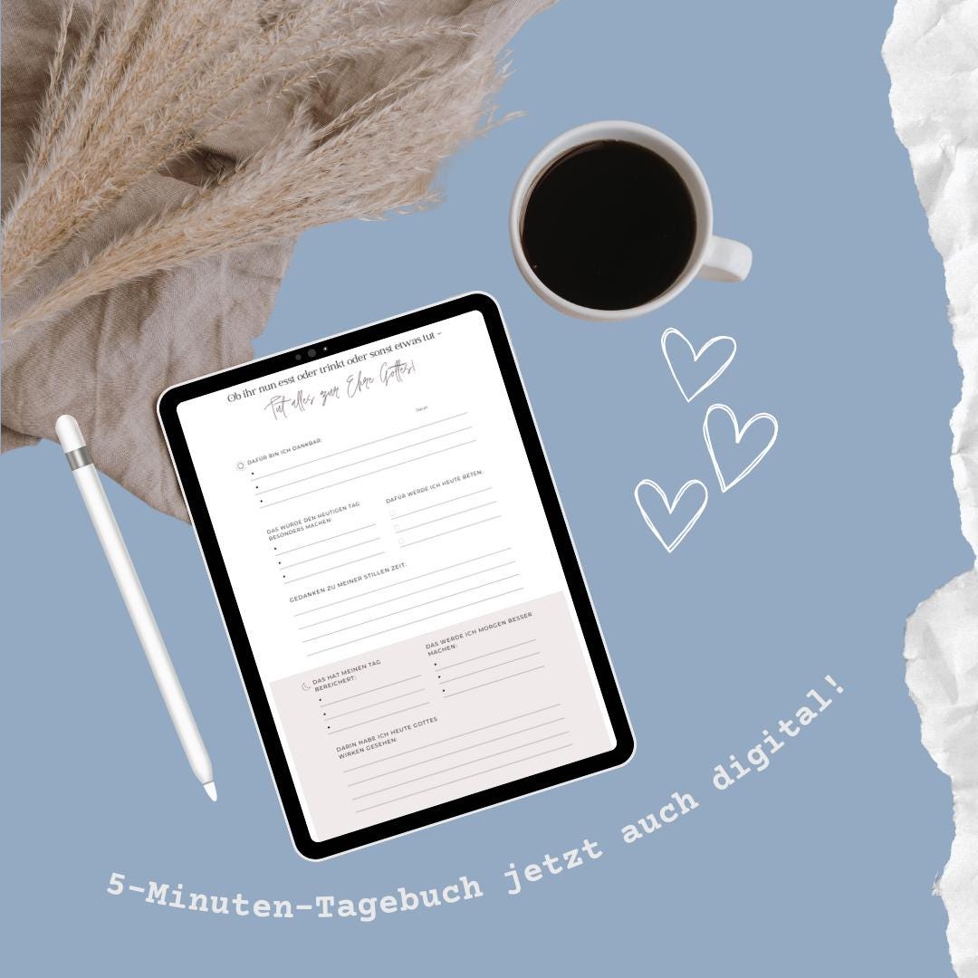 Digital 5-minute Diary – Time With God on iPad or Tablet - Etsy