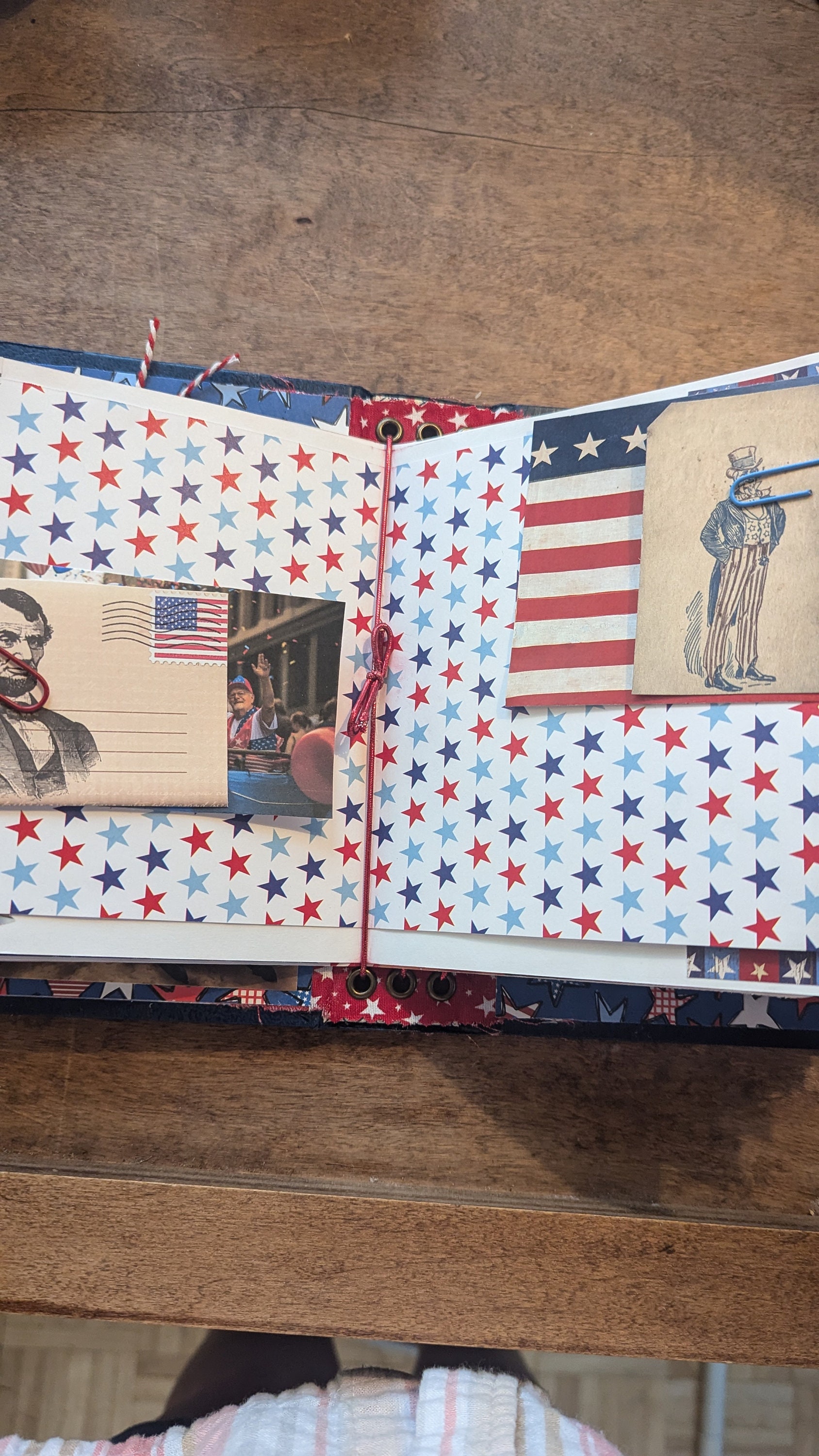 July 4th Blank Junk Journal Independence Day Scrapbook Journal ...