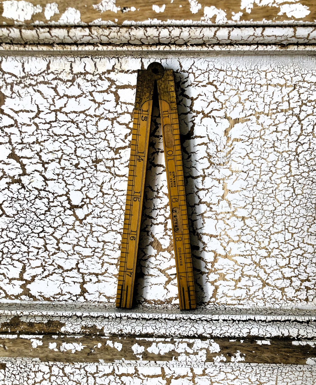 Vintage Slimline Boxwood Hinged / Folding / Extendable Ruler 2 Feet ...