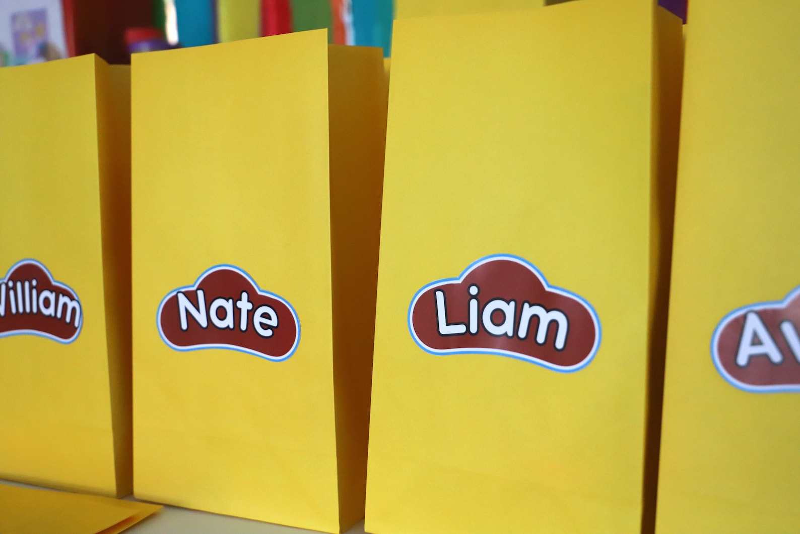 DIGITAL FILE Play Doh Name Tags | Personalised Name Tag | Birthday Name ...