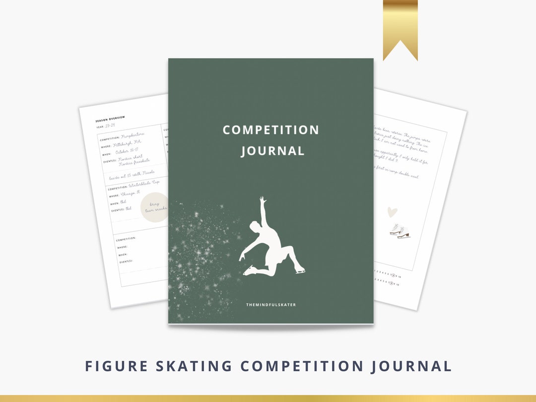 Competition Journal for Figure Skaters, Figure Skating Journal, Figure ...
