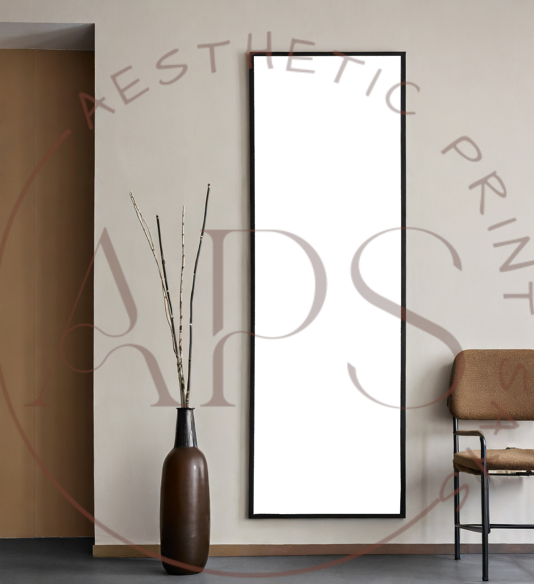 Narrow Wall Art Mockup Frames , Long Frame Bundle, Vertical Frame ...