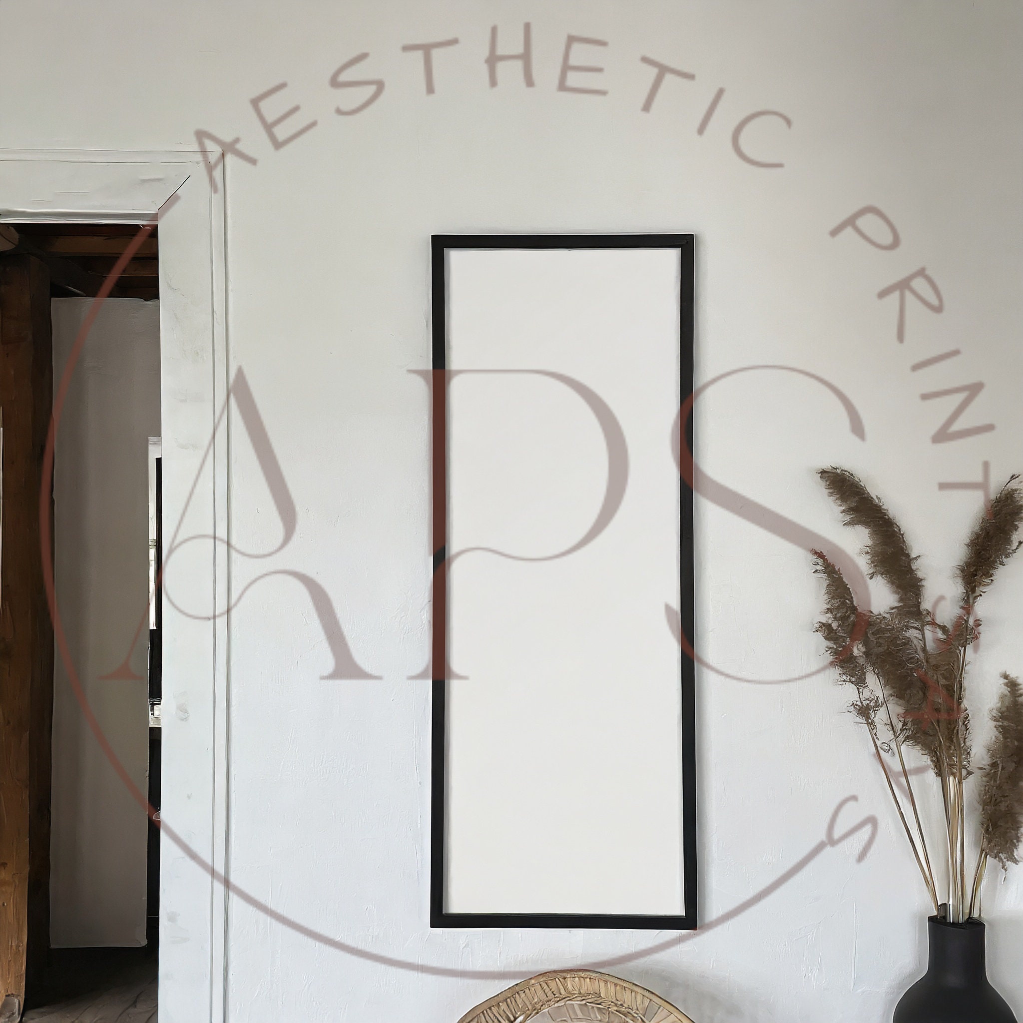 Narrow Wall Art Mockup Frames , Long Frame Bundle, Vertical Frame ...