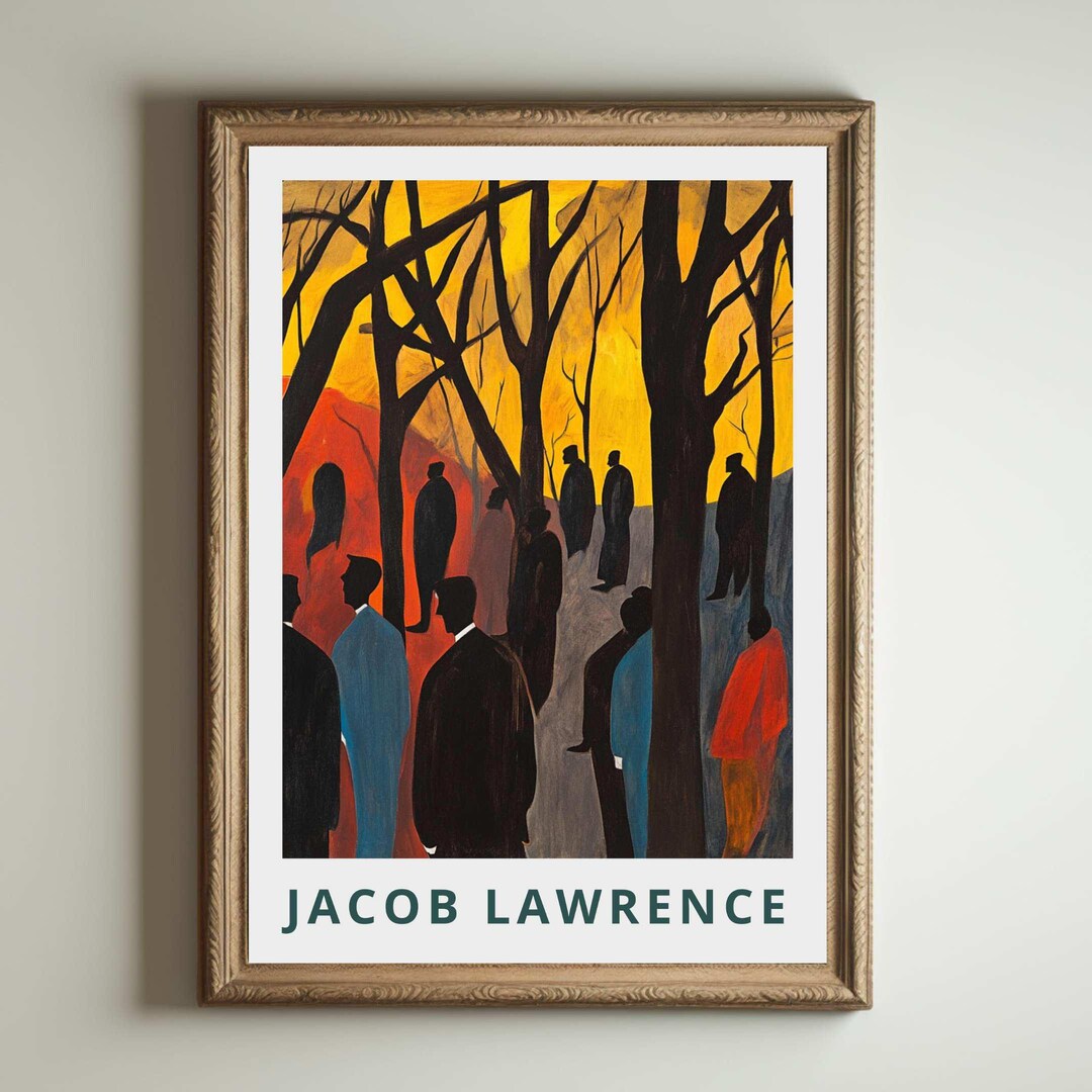 Jacob Lawrence, Jacob Lawrence Poster, African American Art, Afro Art ...