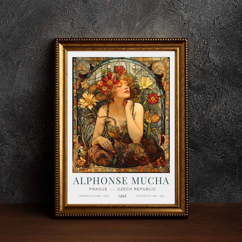 Alphonse Mucha | Alphonse Mucha Print | Art Nouveau Stained Glass ...