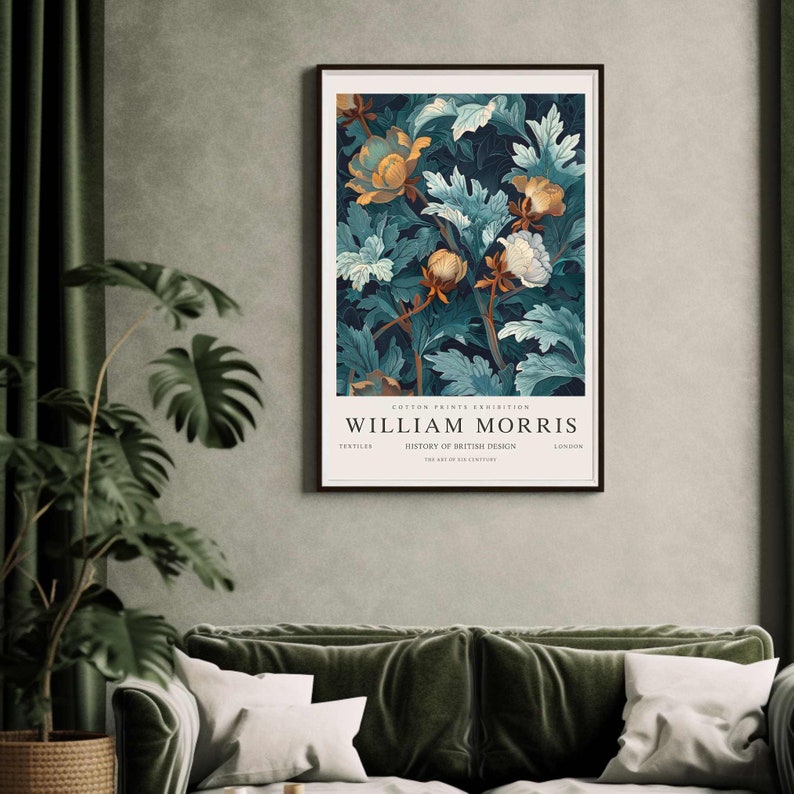 William Morris Print, Kew Gardens Print, London Print, William Morris ...