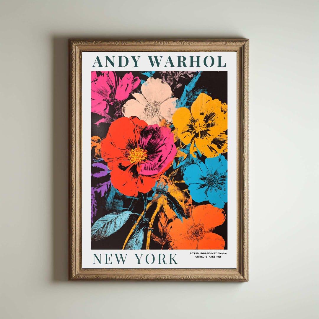 Andy Warhol Poster, Andy Warhol Artwork, Andy Warhol, Pop Art Print ...