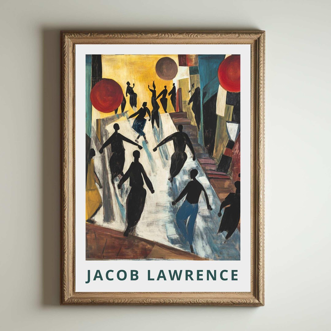Jacob Lawrence, Jacob Lawrence Poster, African American Art, Afro Art ...