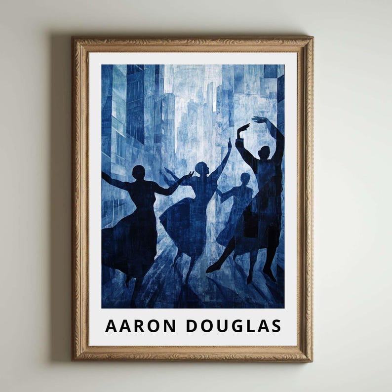 Aaron Douglas, Aaron Douglas Poster, Afrocentric Wall Decor, Harlem ...