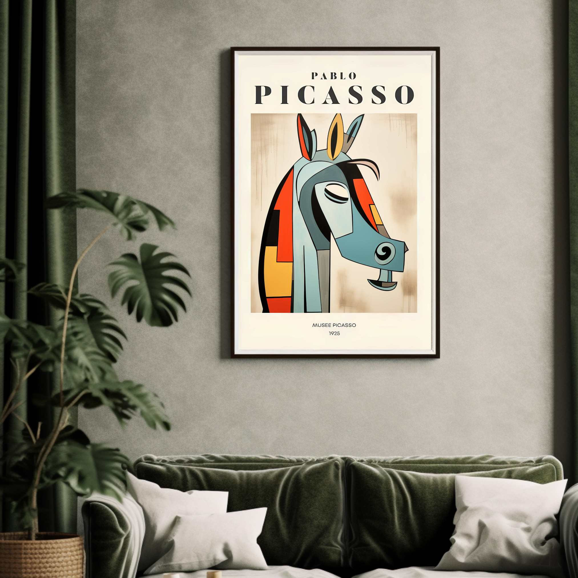 Picasso Art Poster, Picasso Wall Art, Picasso Exhibition Print, Neutral ...