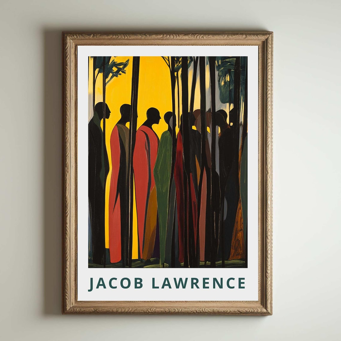 Jacob Lawrence, Jacob Lawrence Poster, African American Art, Afro Art ...