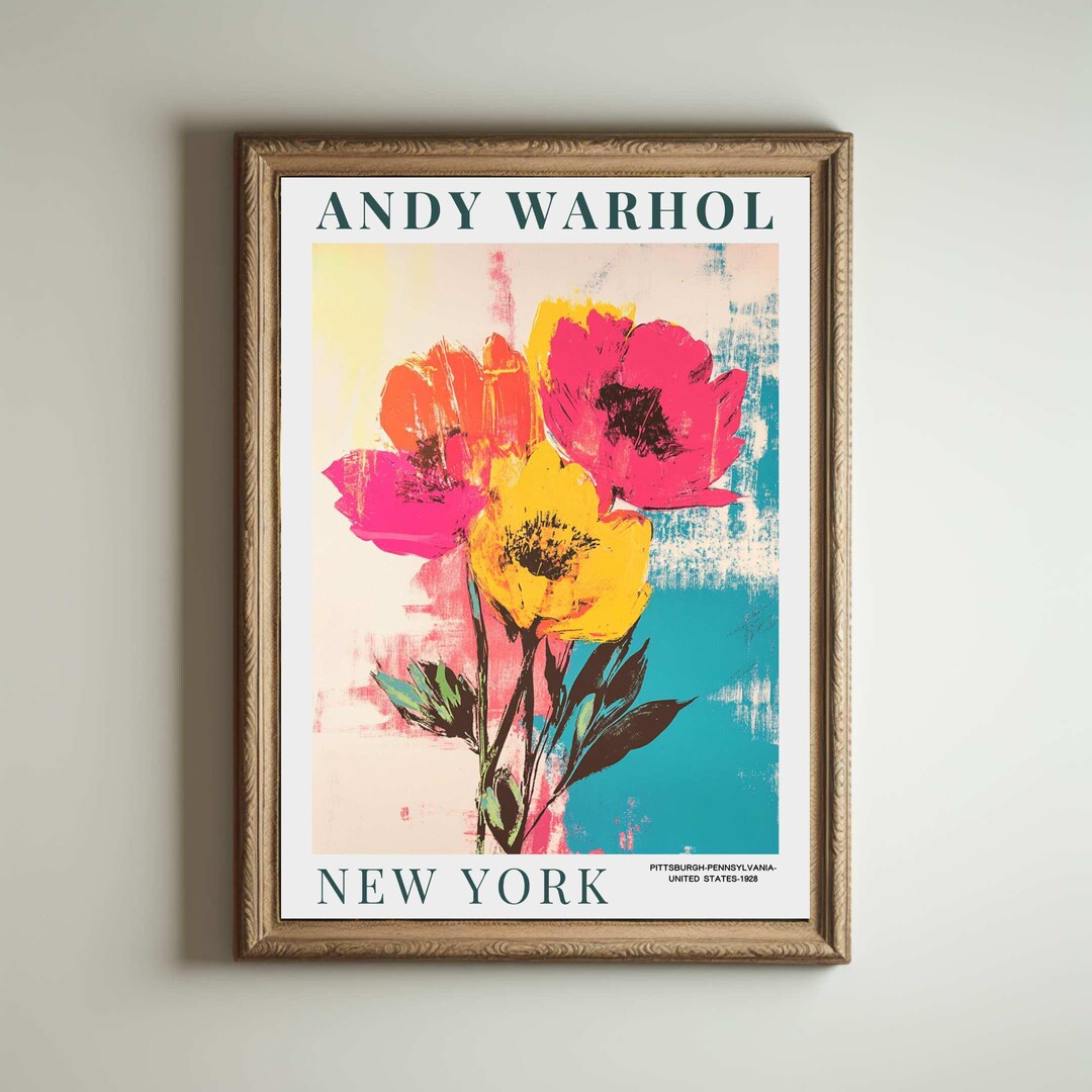 Andy Warhol Poster, Andy Warhol Artwork, Andy Warhol, Pop Art Print ...