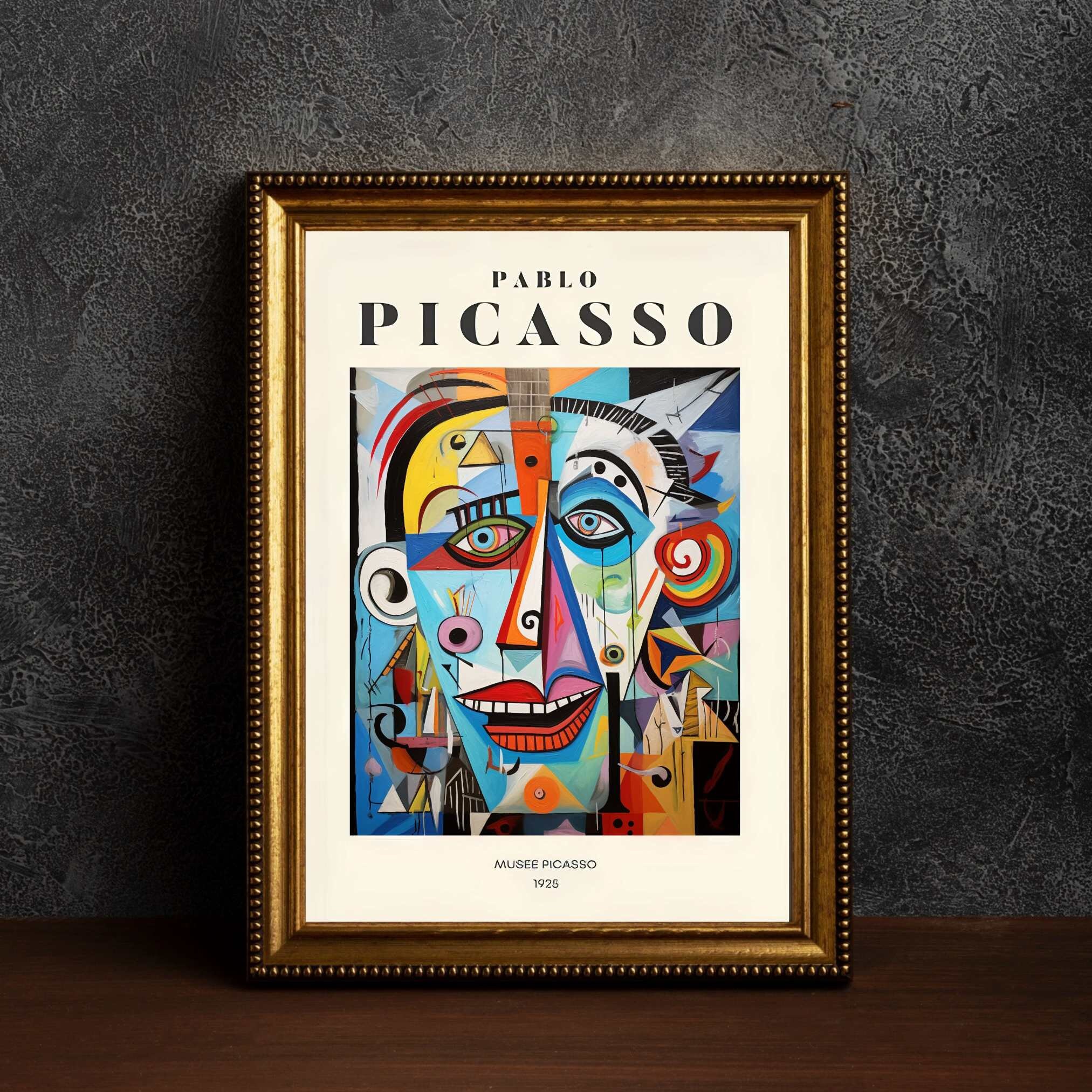 Picasso Art Poster, Picasso Wall Art, Picasso Exhibition Print, Neutral ...