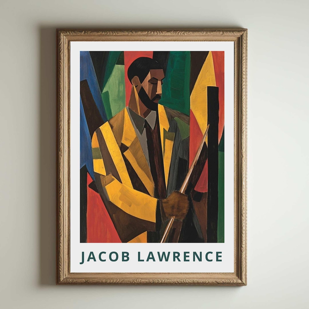 Jacob Lawrence, Jacob Lawrence Poster, African American Art, Afro Art ...
