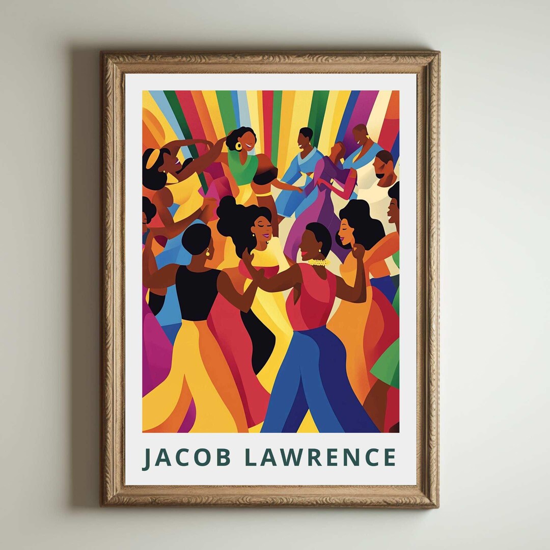 Jacob Lawrence, Jacob Lawrence Poster, African American Art, Afro Art ...