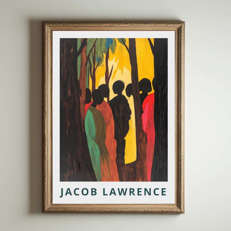Jacob Lawrence, Jacob Lawrence Poster, African American Art, Afro Art ...