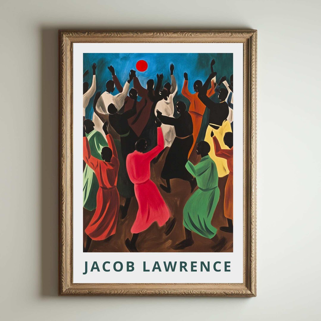 Jacob Lawrence, Jacob Lawrence Poster, African American Art, Afro Art ...