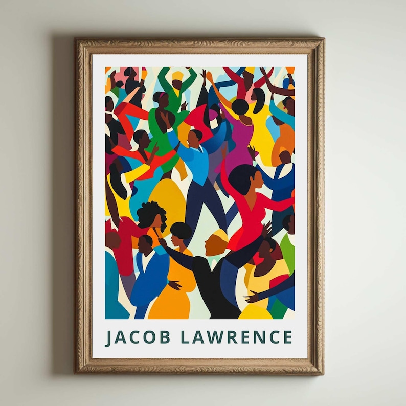 Jacob Lawrence, Jacob Lawrence Poster, African American Art, Afro Art ...