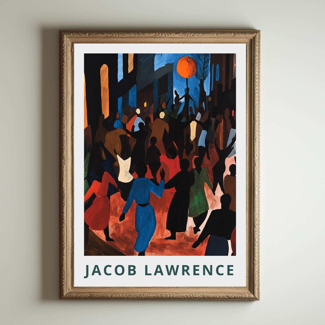 Jacob Lawrence, Jacob Lawrence Poster, African American Art, Afro Art ...